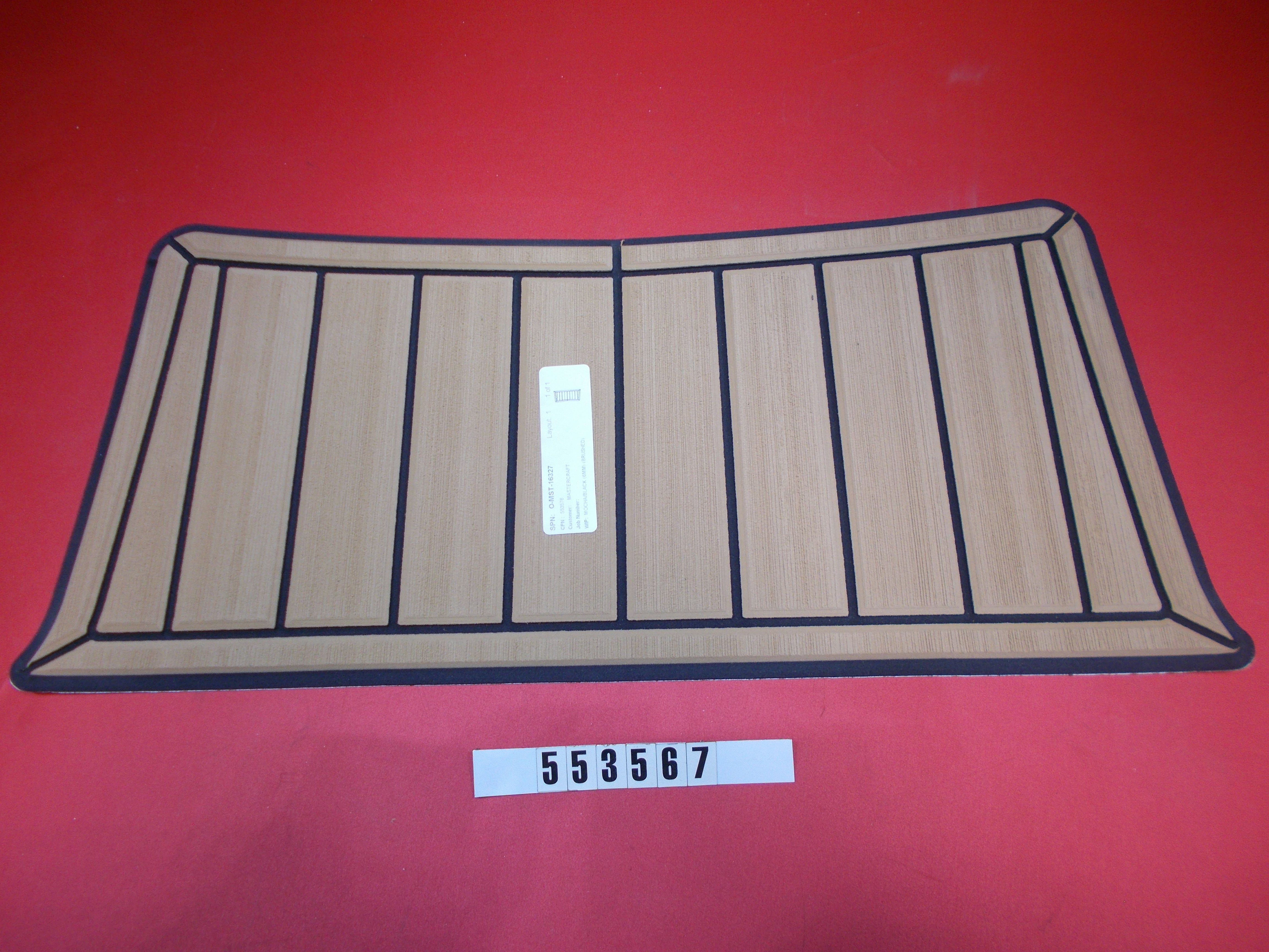 PAD-AFT VENT COVER TEAK X20 '15