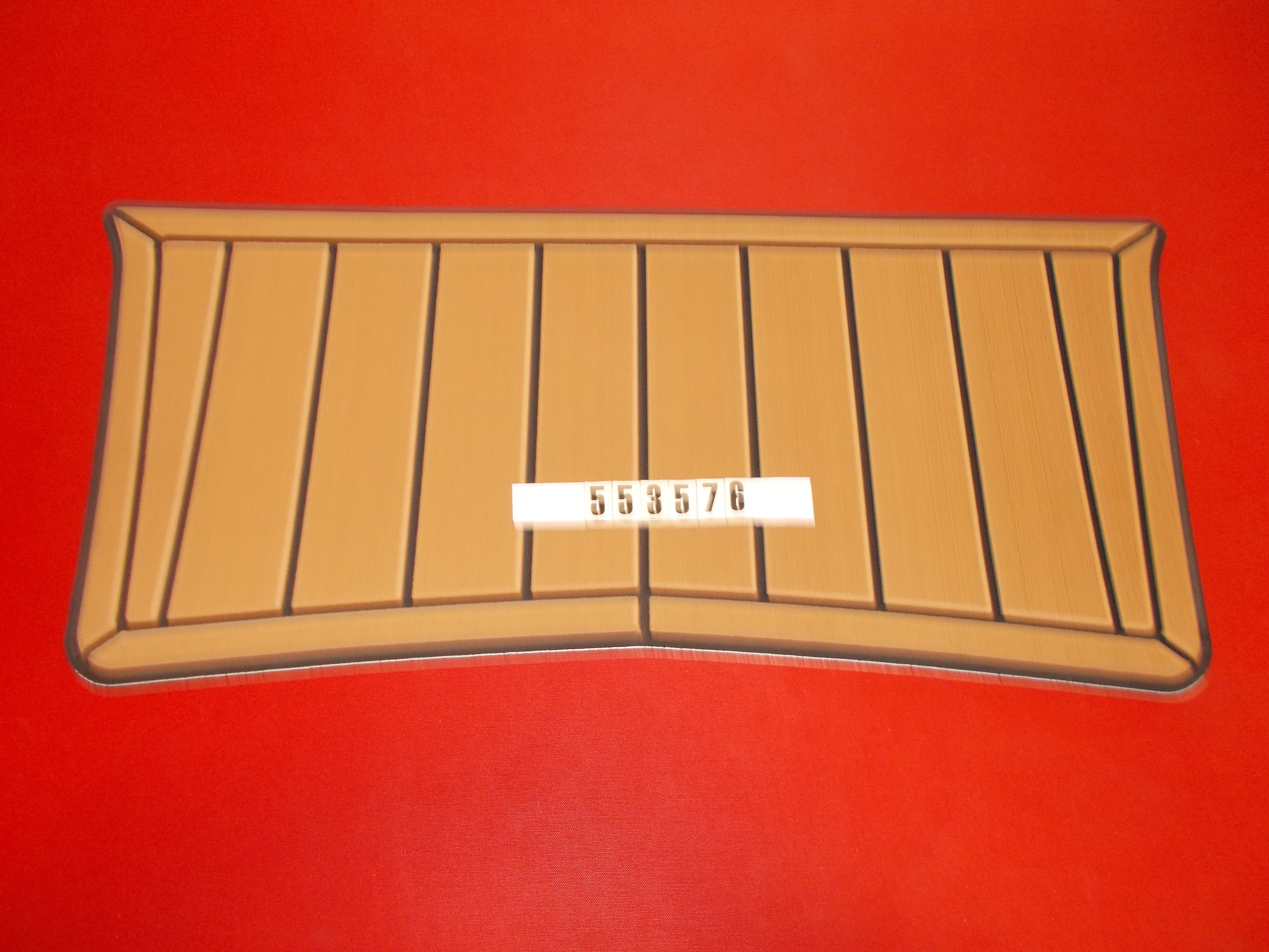 PAD-TRANSOM STEP CENTER HATCH TEAK LOOK X23 '15